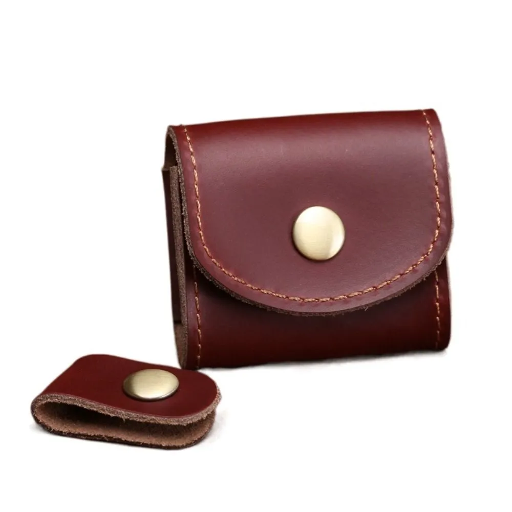 Premium Leather Mini Purse Wallet: Solid Color Coin Purse Pouch for ...