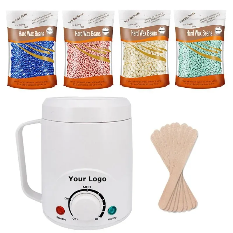 Professional Hot Wax Warmer - Electric Waxing Kit for Hair Removal ...