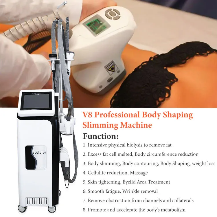 Ultrasonic Cavitation Infrared Therapy Cellulite Reduce Vacuum Roller ...