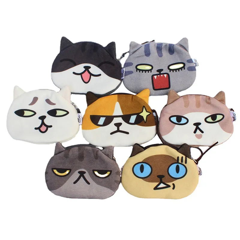 Cute Cat Earphone Bag & Coin Purse - Kawaii Style, Portable Storage ...