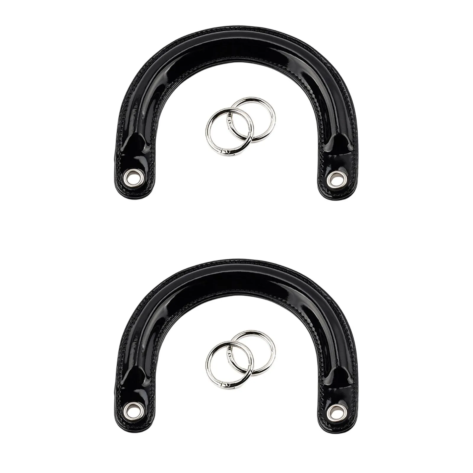 U-Shaped Purse Handles Set of 2: Decorative Handbag Straps for DIY ...