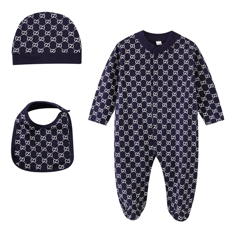 Designer Baby Clothes: Soft Cotton Long Sleeve Jumpsuit Romper for ...