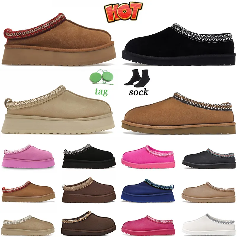 Luxury Tasman Tazz Mini Ultra Boots With Platform And Fur Slides For ...