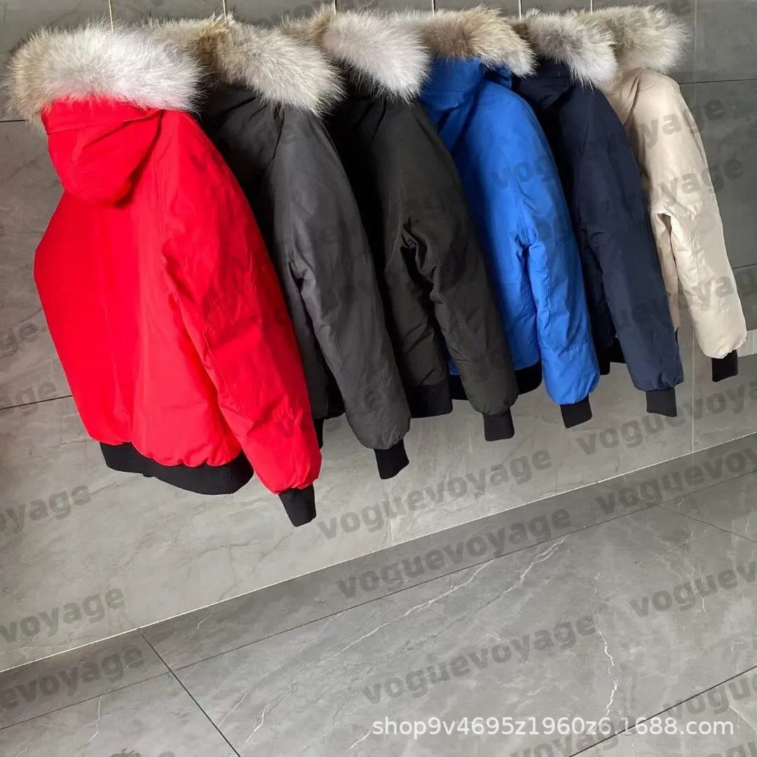 Luxury Men's Designer Short Puffer Down Down Feather Jacket In Black ...