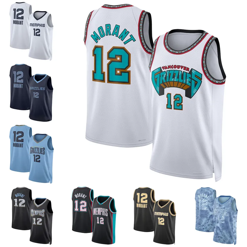 Ja Morant White Basketball Player Uniform For Men, Women, And Youth ...