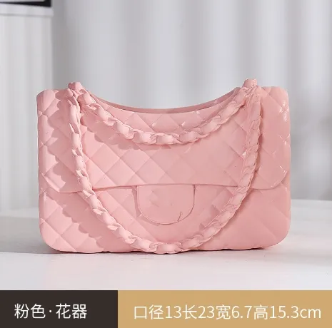 Premium Metal Vase with Flowers - Creative Resin Flower Arrangement for ...