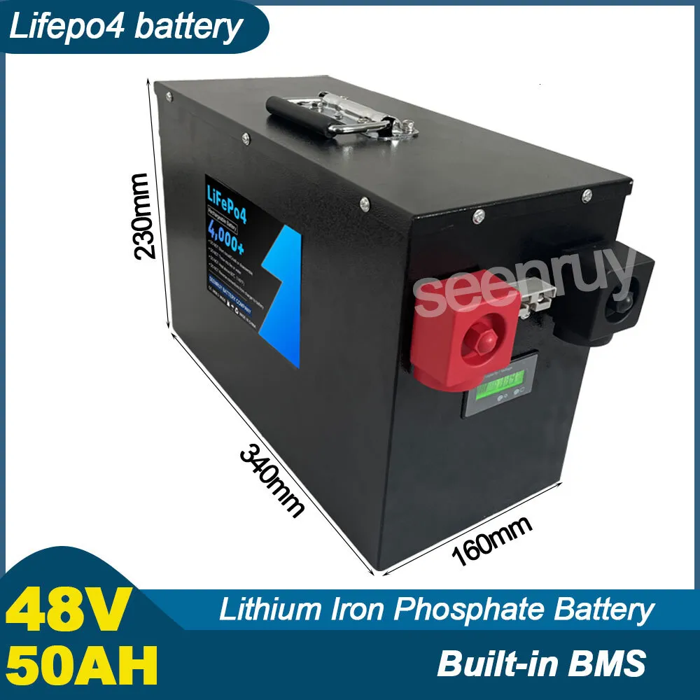 48V 50Ah Lithium Iron Phosphate Battery with Charger - Power Your RV ...