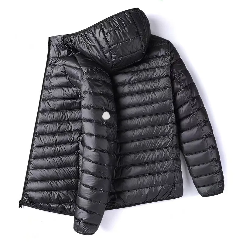 Men's Designer Monclepuffer Packable Down Jacket With Embroidery And ...