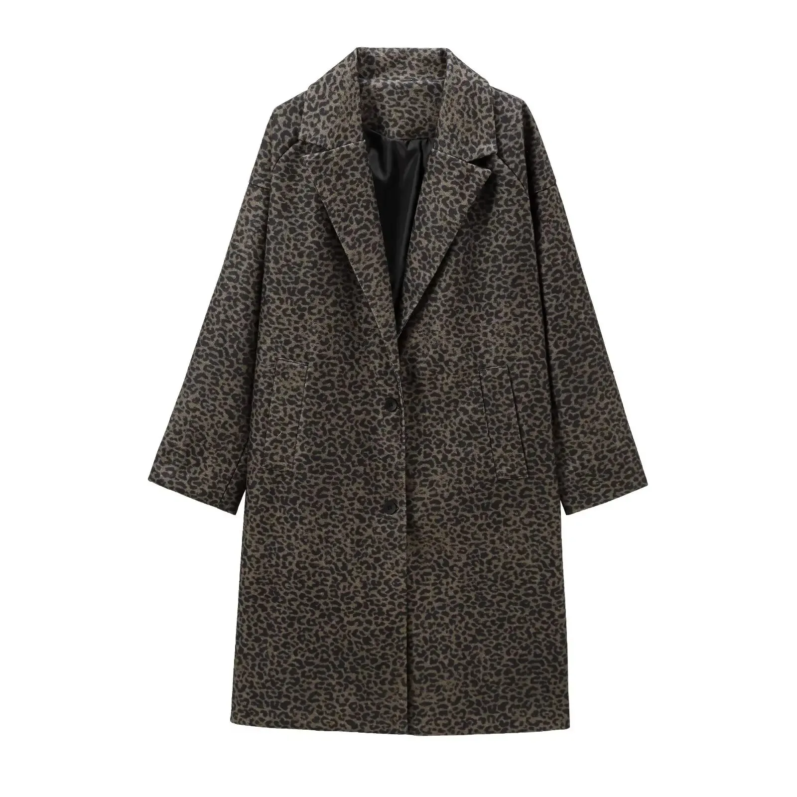 Leopard Print Long Coat - Women's Fashion Street Style, Shop Now ...