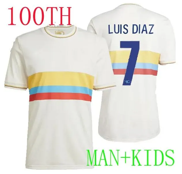 Colombia Soccer Jersey -2025: Centenary Edition! Copa America Kit ...