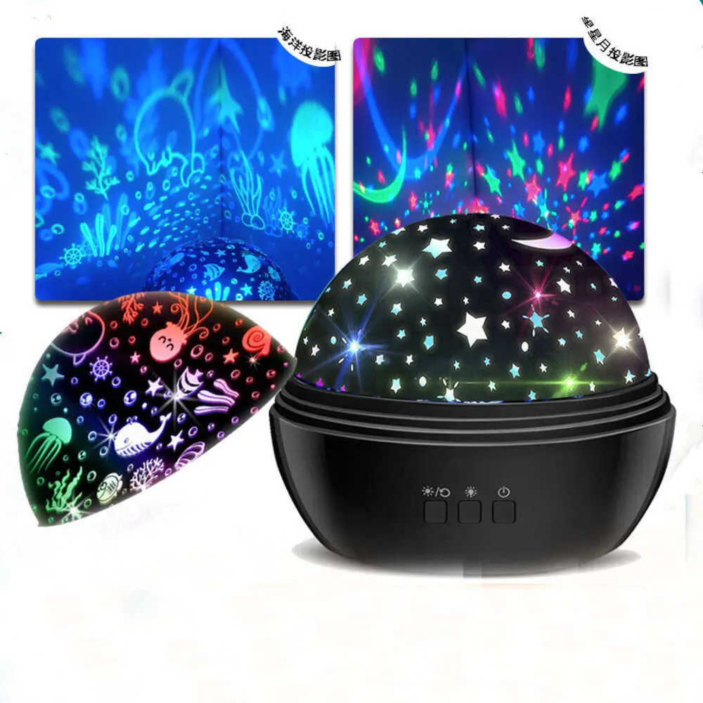 DHgate.com:Colorful Rotating Stars Moon Projection Night Light for ...