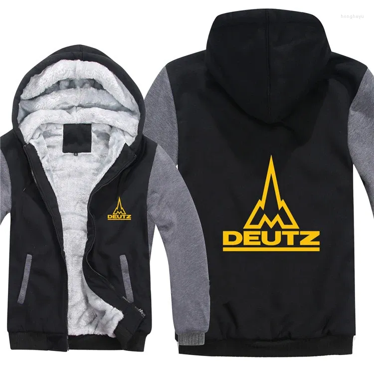 DHgate.com:Deutz Fahr Mens Winter Fleece Hoodie: Stay Warm and Stylish ...