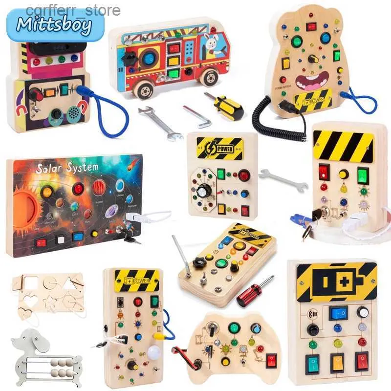 DHgate.com:Montessori Wooden Busy Board for Baby, Educational Early ...