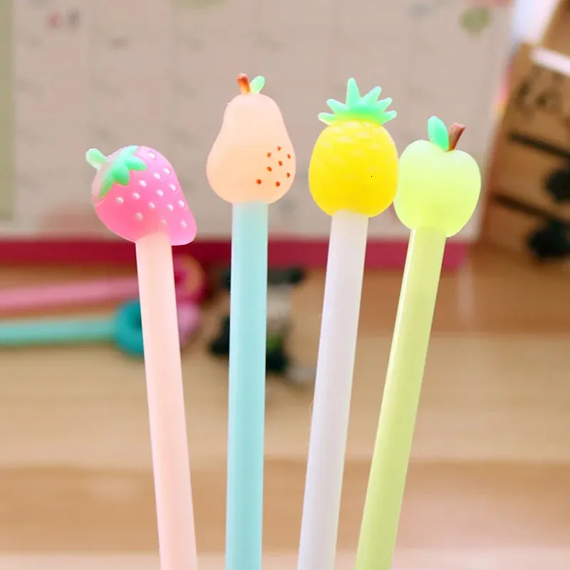 Cute Pens Fruit Gel Pen Set: Unique Writing Pens, Fun Stationery Gifts ...