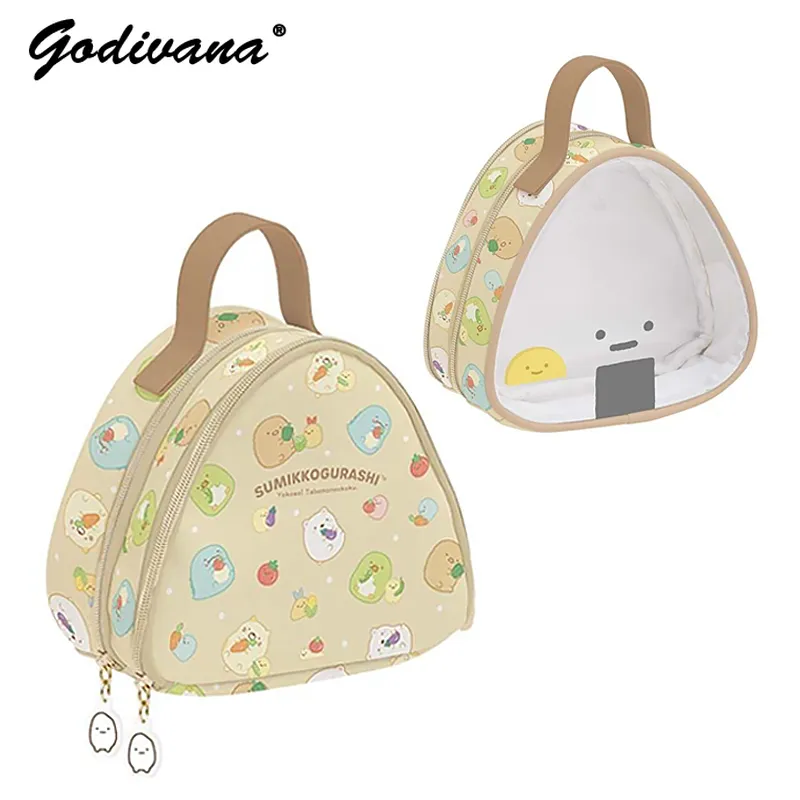 Cute Japanese Rice Ball Shaped Cartoon Baby Backpack Portable Storage ...