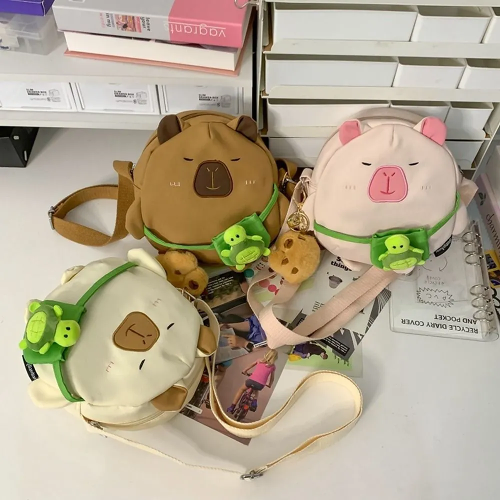 Cartoon Capybara Plush Crossbody Bag - Large Capacity, Best Seller ...