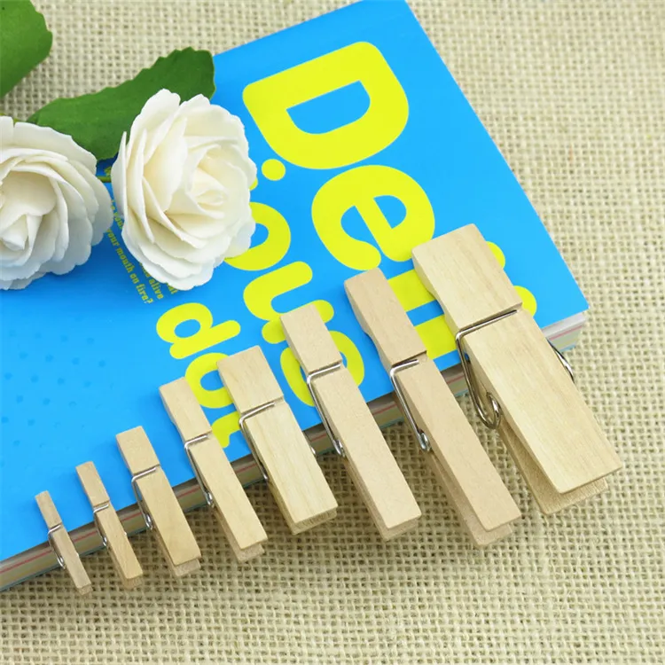 Home Bag Clips, 2.5cm-7.2cm, Wooden DIY Decoration Clips, Cartoon ...