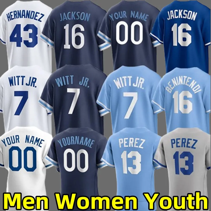 2024 Powder Blue Baseball Uniforms Featuring Bobby Witt Jr., Bo Jackson ...