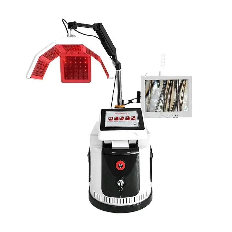 Diode Laser Therapy Hair Growth Machine With LED Light For Hair Loss ...