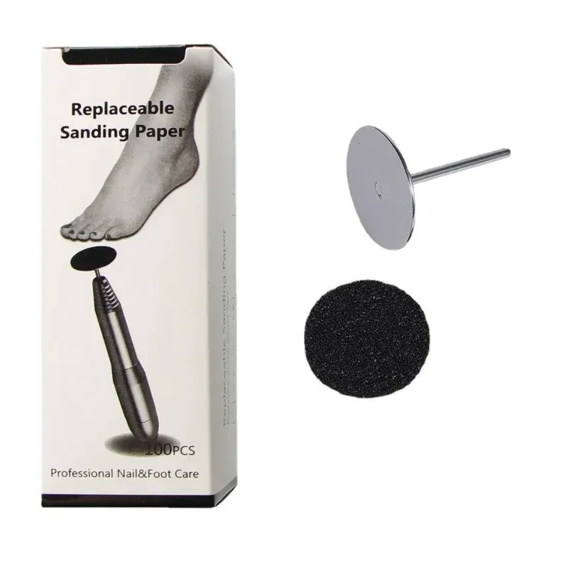 100-Piece Foot File Sandpaper Set - Professional Pedicure Disc Sander ...