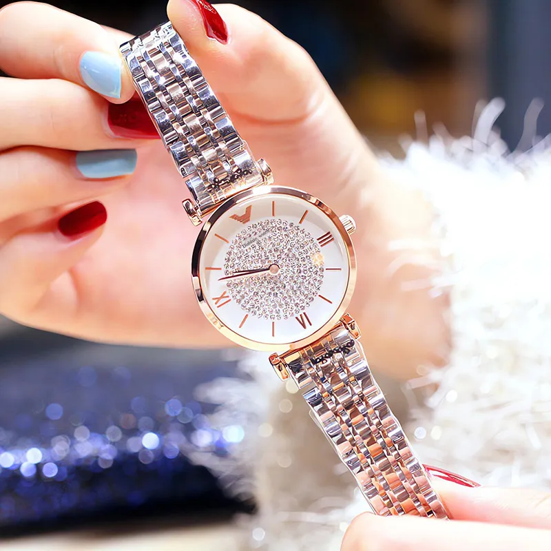 Starry Sparkly Watches For Ladies Ultra Thin, High Aesthetic ...