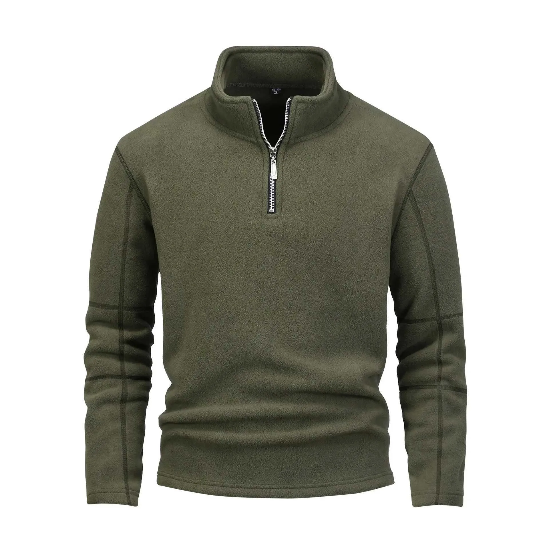 Premium Polar Fleece Hooded Sweatshirt for Men - High Neck Comfort ...