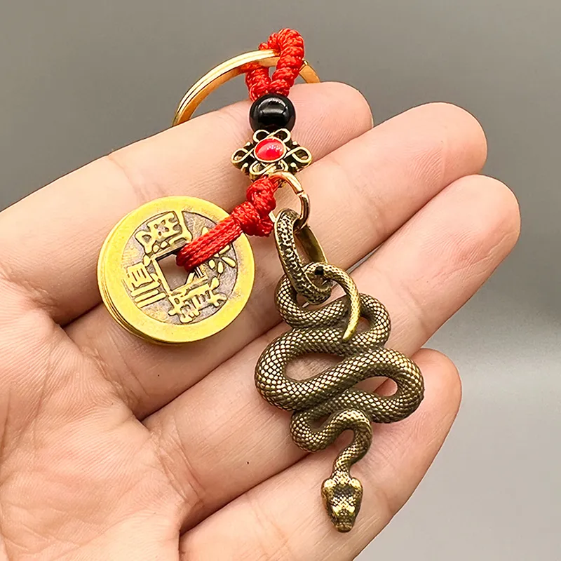 2025 Año De La Serpiente Del Zodiaco Chino Lucking Keychain Creative ...