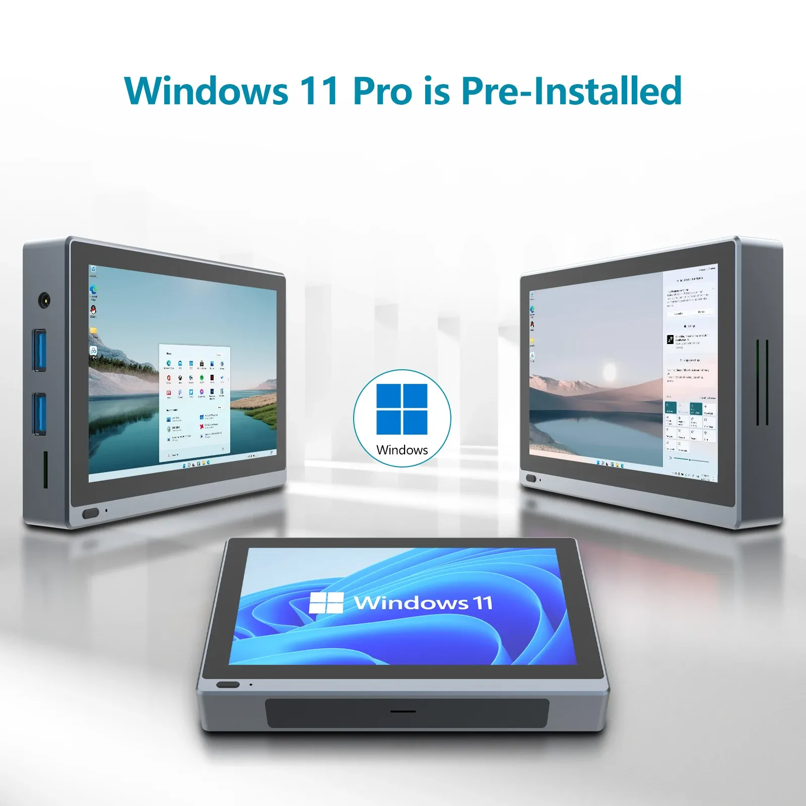 Mouse House Pro Industrial Windows 11 Mini PC With 5.5 Touch Screen ...