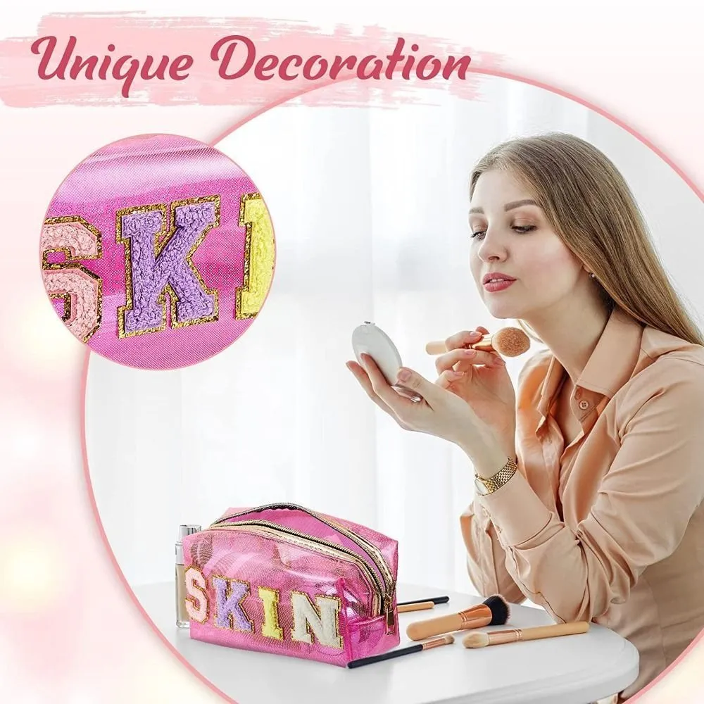 Large Capacity Waterproof Cosmetic Bag: Portable Makeup Organizer ...