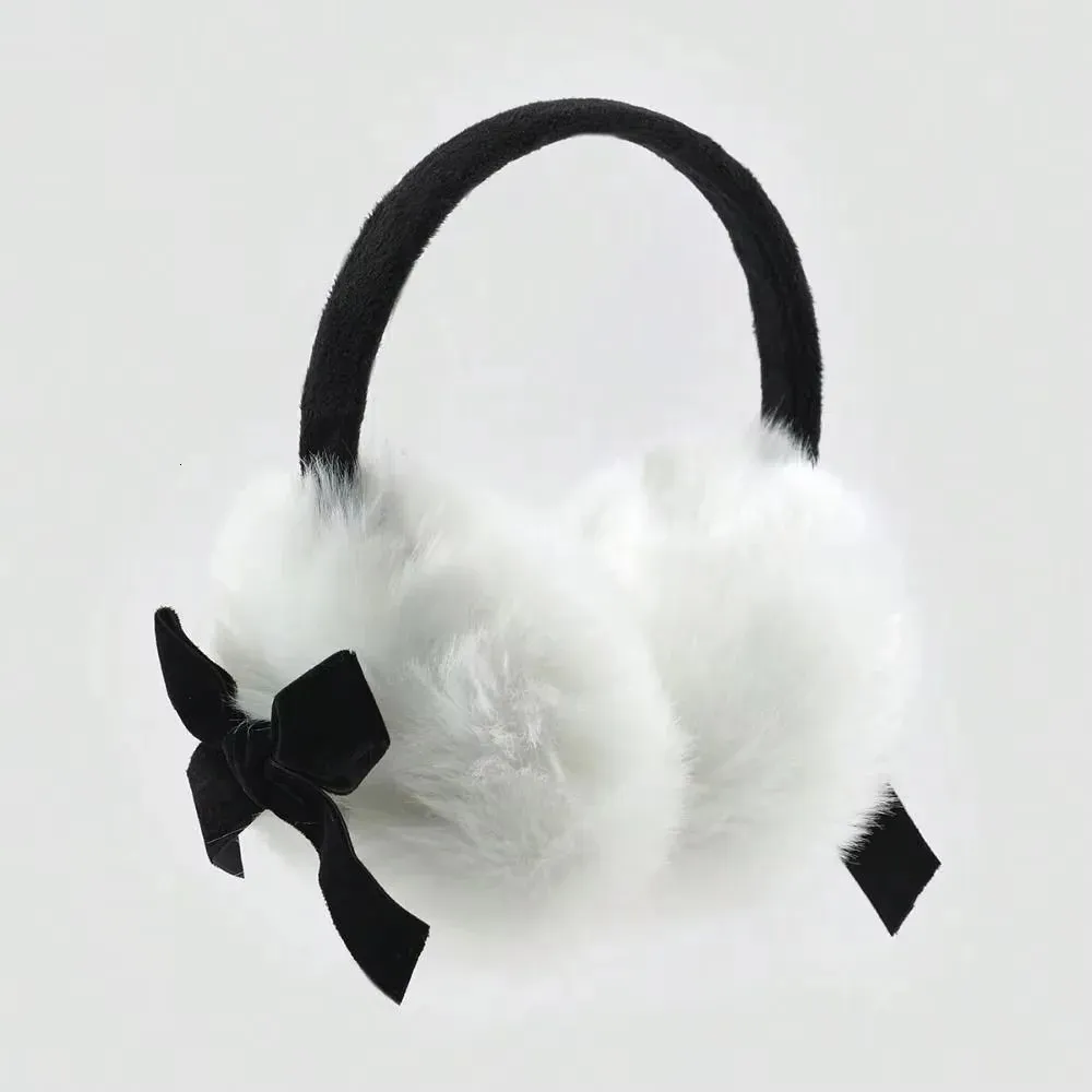 Cute Faux Fur Earmuffs: Y2K Winter Ear Warmers with Bow - Shop Now ...
