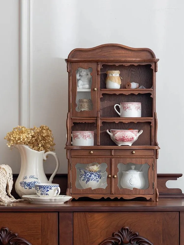 DHgate.com:Decorative Multi-Layer Wooden Storage Cupboard Shelf Cabinet ...