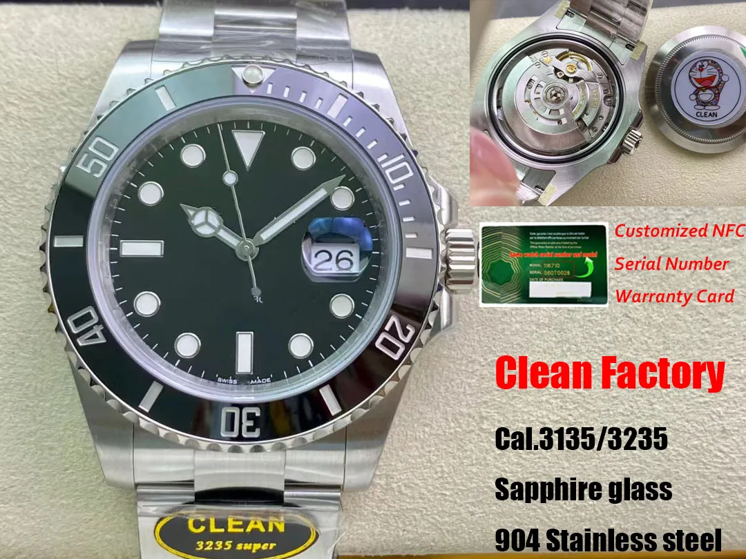 Clean Factory Men's Gabb Watch With 904L Stainless Steel, Sapphire ...