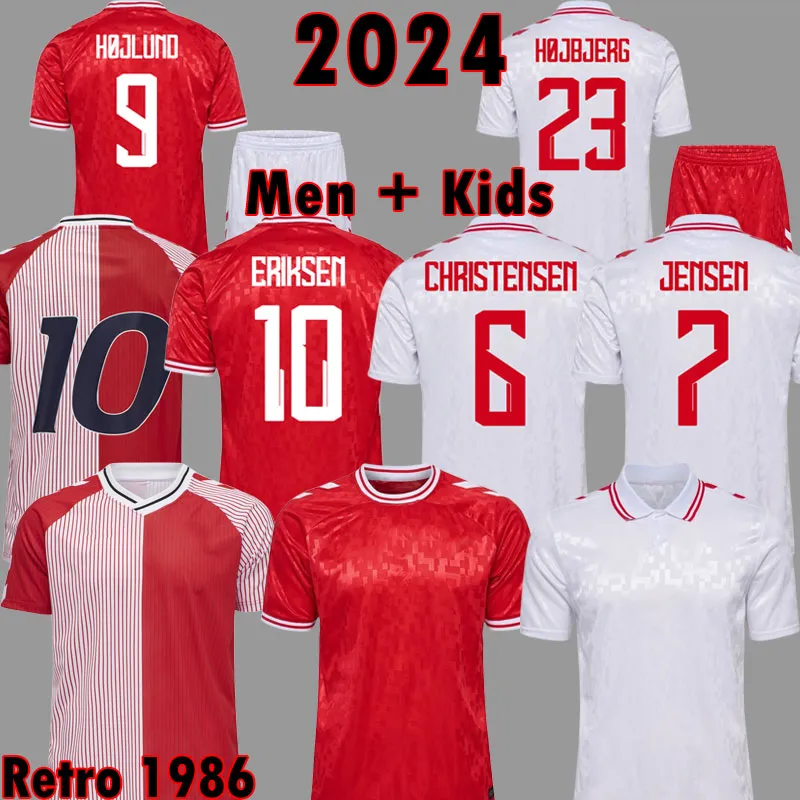 Wholesale Vintage Denmark Canada Soccer Kit Kit HOJLUND, ERIKSEN, HOME ...