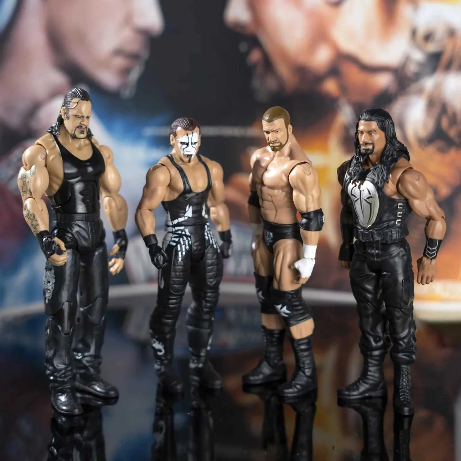 DHgate.com:Wrestling Action Figure Collection - Roman Reigns, Sting ...