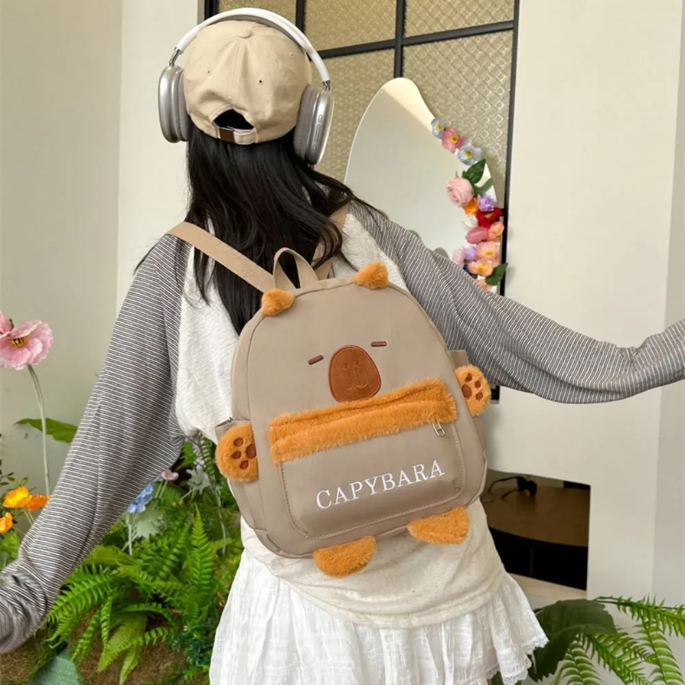 Japanese Capybara Large Capacity Nylon Backpack ... From Dh1100285003 ...