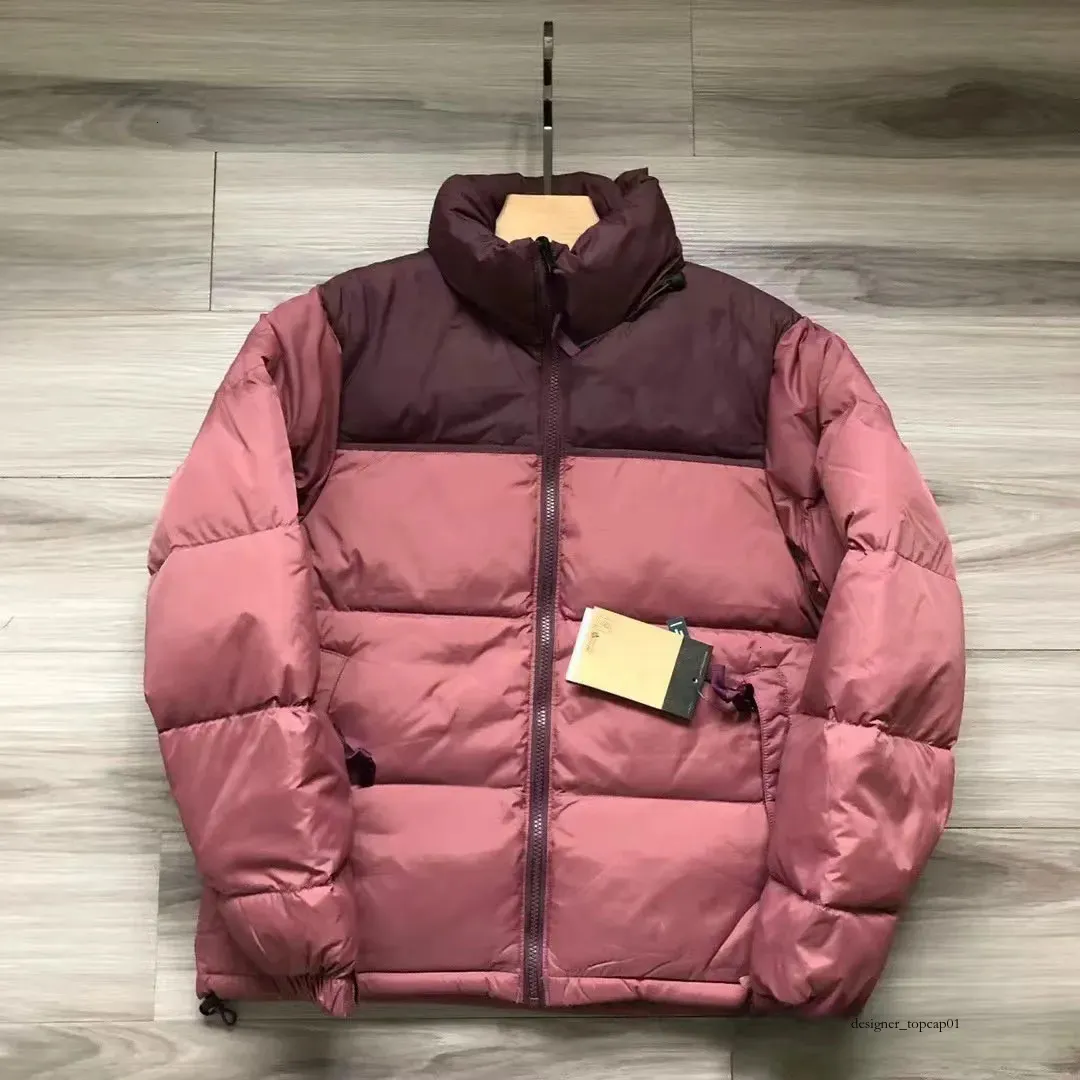 Designer Winter Feather Down Pink Puffer Jacket For Men And Women ...
