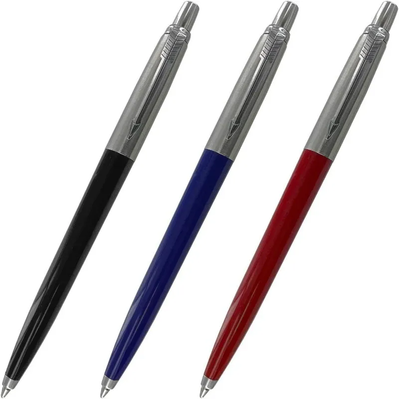 241106 Mini Metal Retractable Polka Dot Pens 10 Pack Portable Red ...