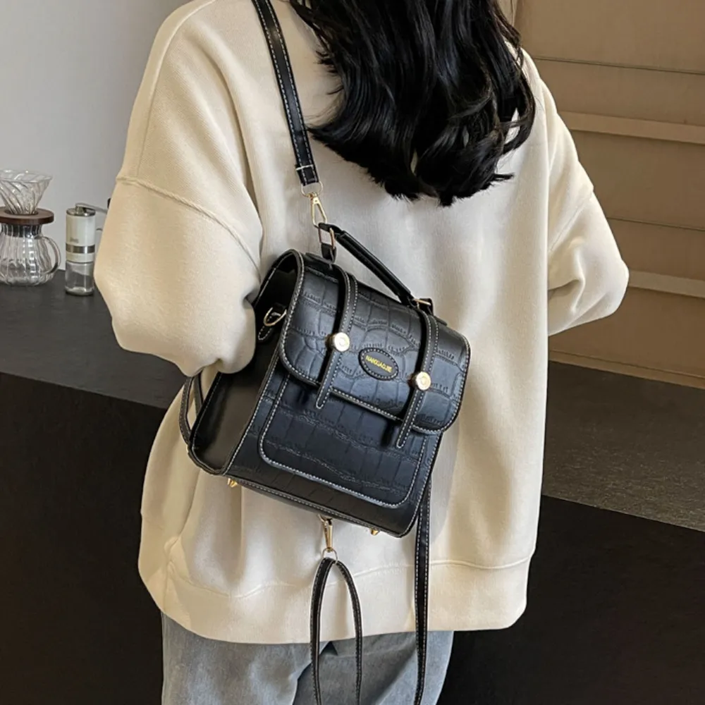 Trendy Mini Leather Backpack Purse - Fashionable Shoulder & Crossbody ...