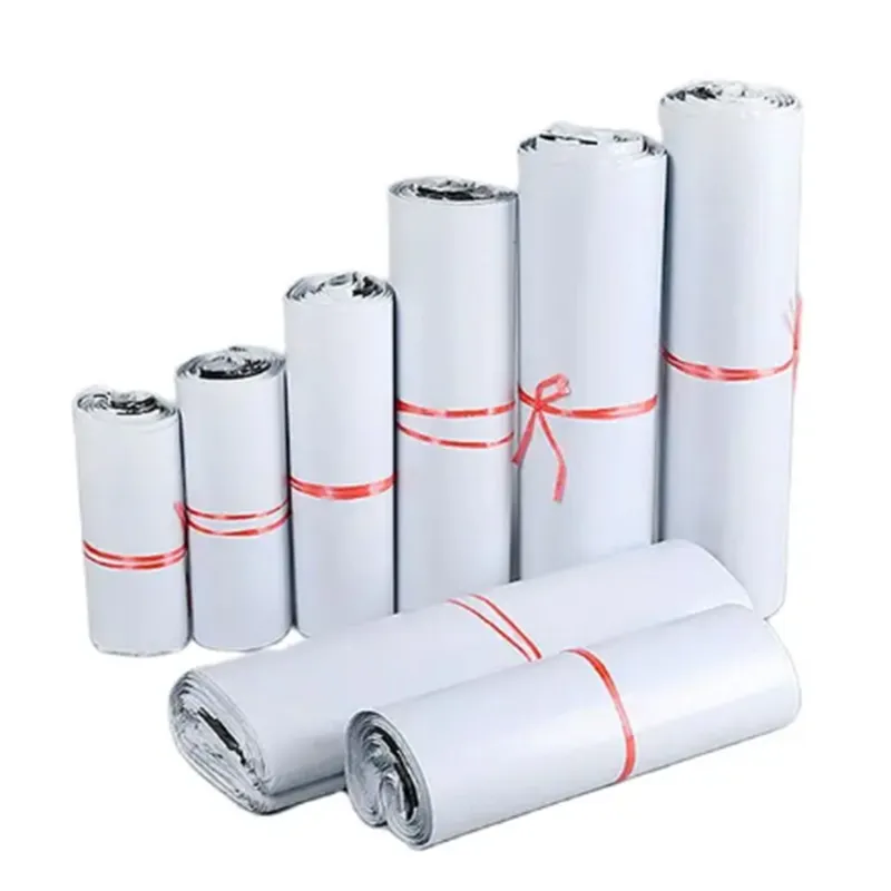 White PE Poly Mailers - Durable Shipping Bags for Apparel, Gifts & More ...