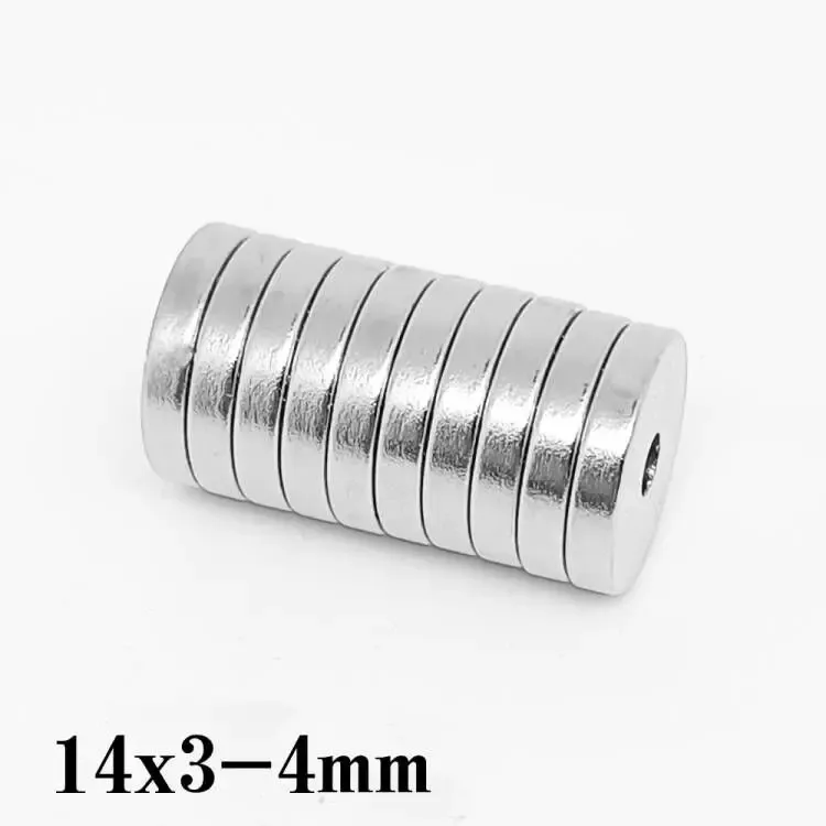Powerful 14x3-4mm Countersunk Neodymium Magnets, 5/10/20/50/Round ...