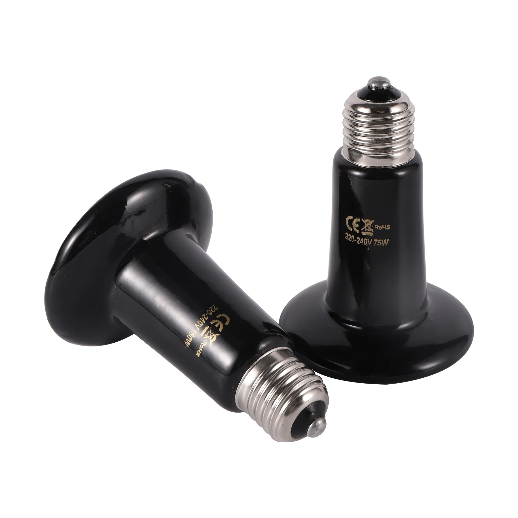 100W Ceramic Infrared Heat Emitter Bulb for Reptile Heating 220-240V ...