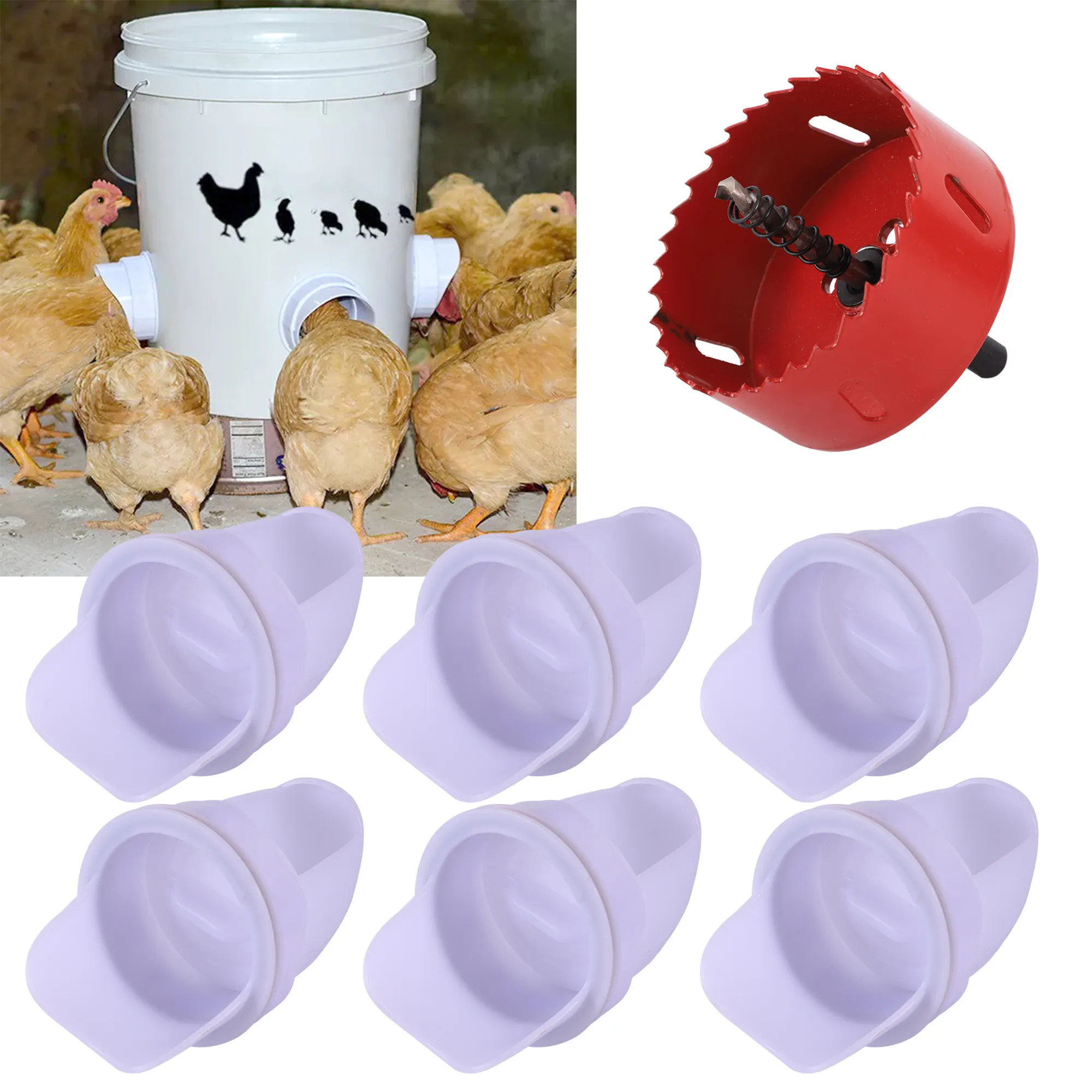Wholesale Automatic Chicken Waterer Poultry Feeder Kit: Rainproof ...