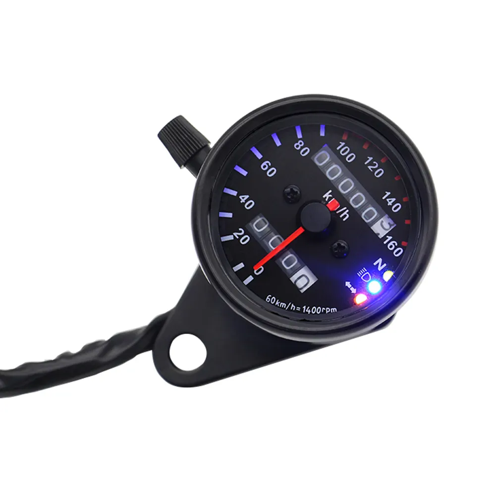 DHgate.com:2024 Motorcycle Speedometer Odometer: Blue LED, Turn Signal ...