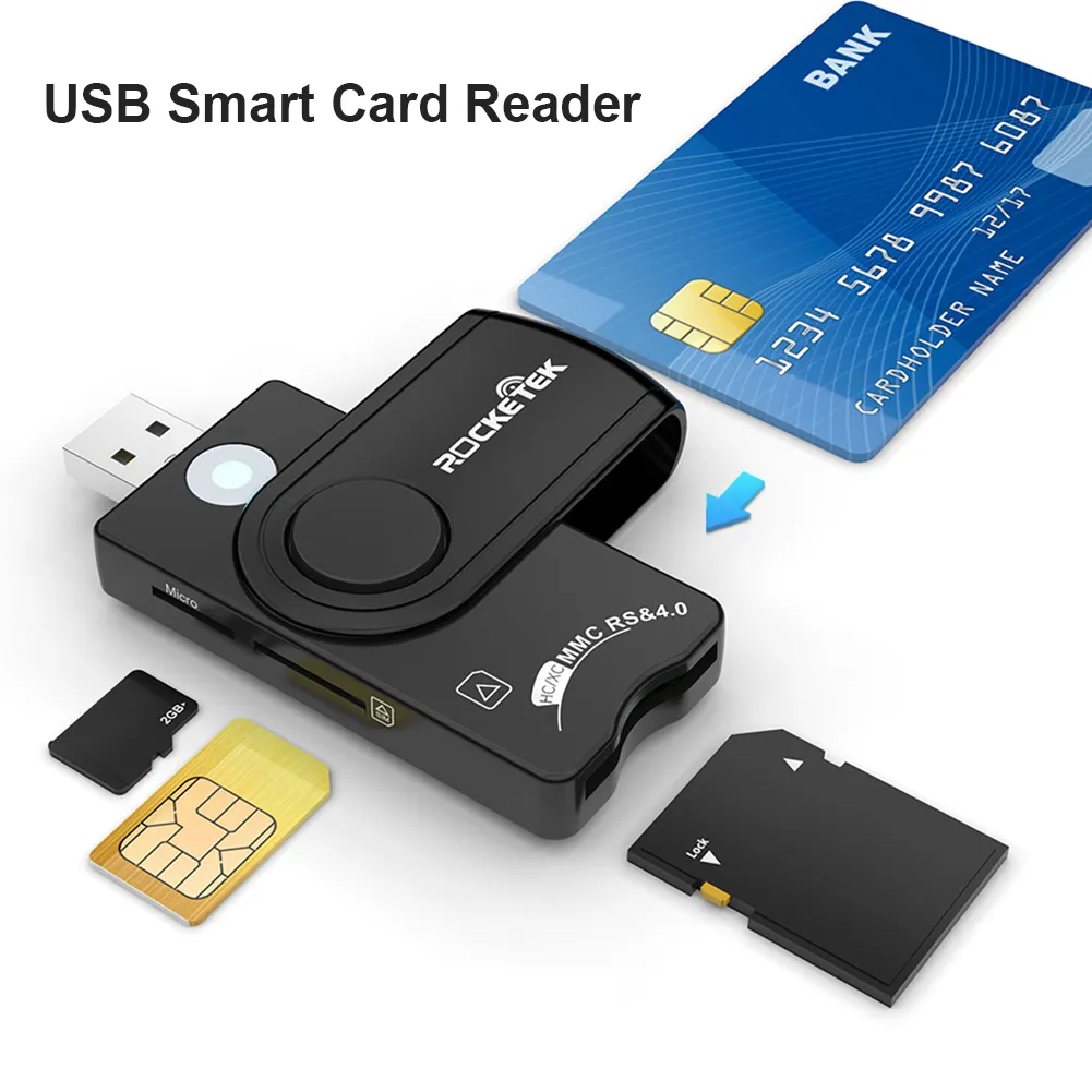 USB 2.0 Smart Card Readers TF SIM Memory Card... From Ddmyearth, $22.16 ...