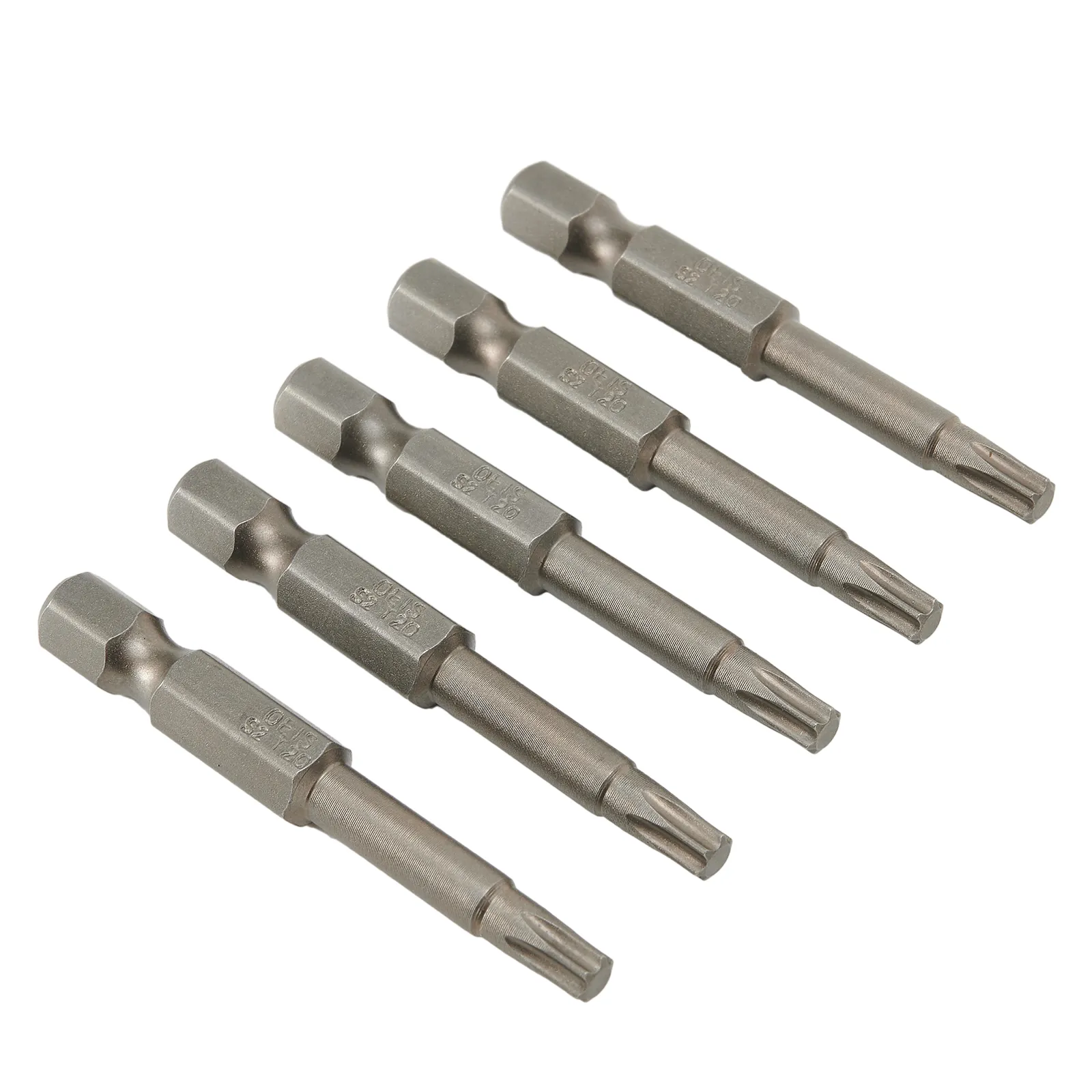 Magnetic Torx Screwdriver Bit Set 50mm Long 1/4 Inch Hex Shank T20 from ...