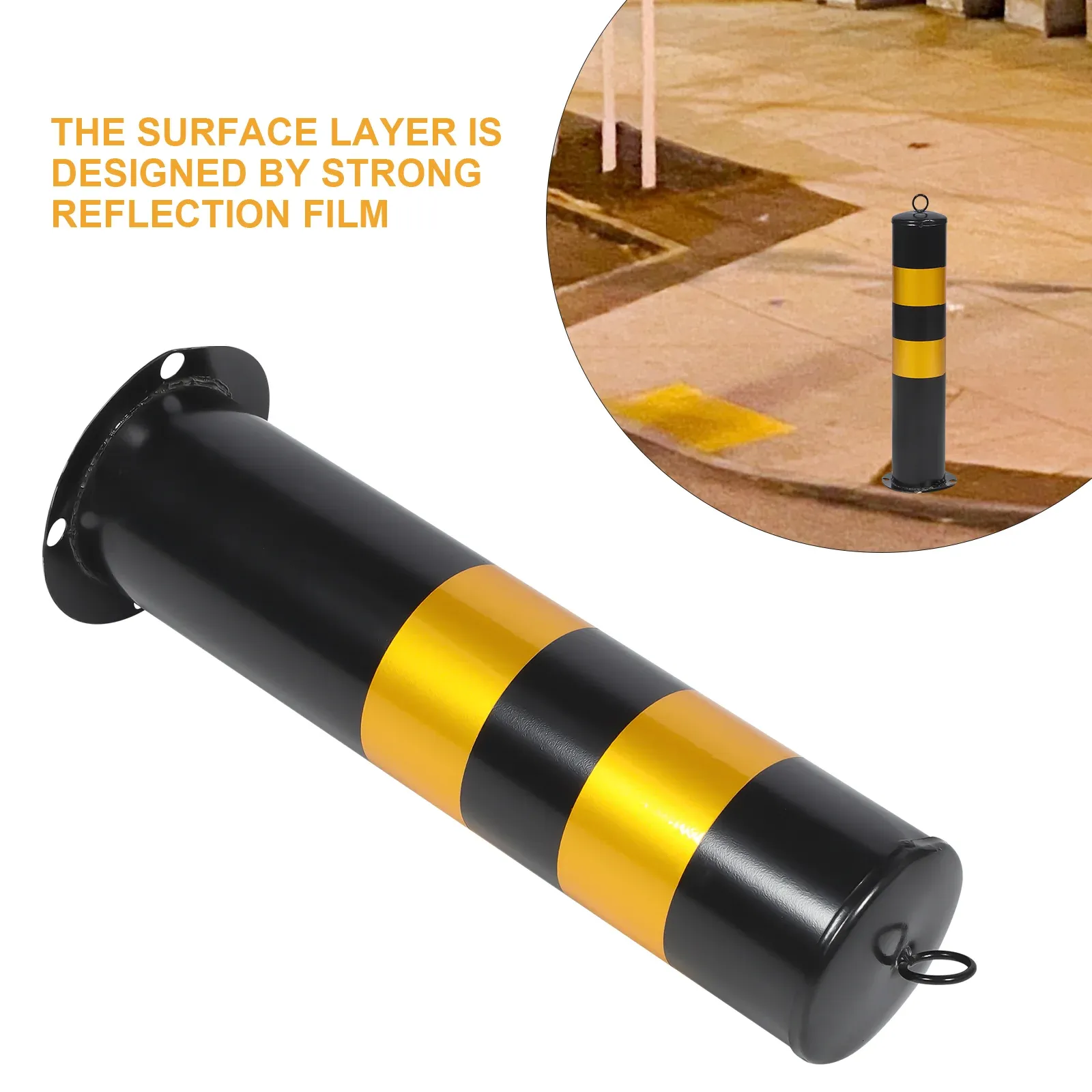 Safety Corners Heavy Duty Traffic Bollard Post High Visibility Parking ...