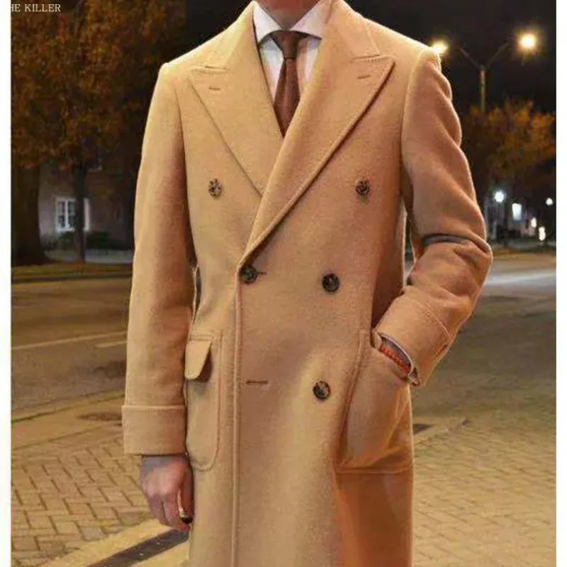 Polo Wool Slim Fit Jacket Mens European American Medium Length ...