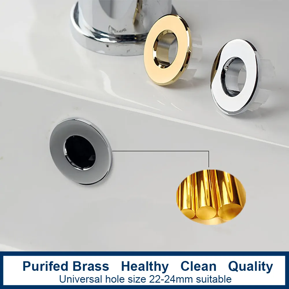 DHgate.com:Copper Overflow Drain Cover - Decorative Bathroom Sink ...