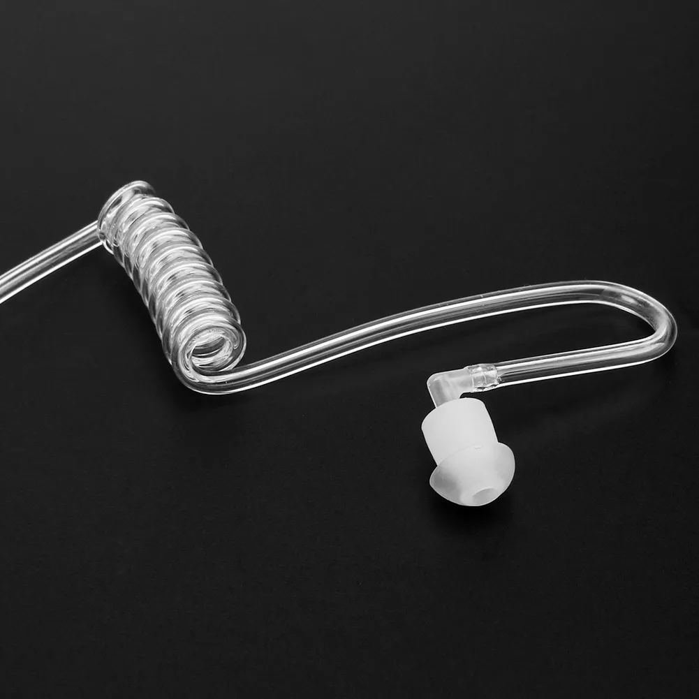 DHgate.com:5mm Covert Air Tube Earpiece Headset with Throat Microphone ...