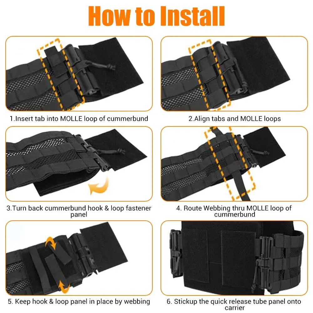Universal Quick Release MOLLE Vest Removal Buckle Set For JPC NCPC 6094 ...